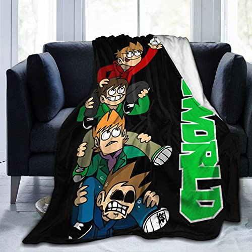 PankooClub Anime Manga Eddsworld Blanket Flannel Fleece Lightweight Throw Blankets All Seasons Bed Couch Office Outdoors 40"X30"