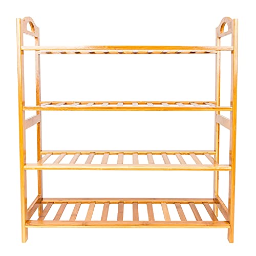 JYDQM 4 Tier Shoe Rack Stackable Shoe Rack Storage Organizer for Entrance Hallway and Closet