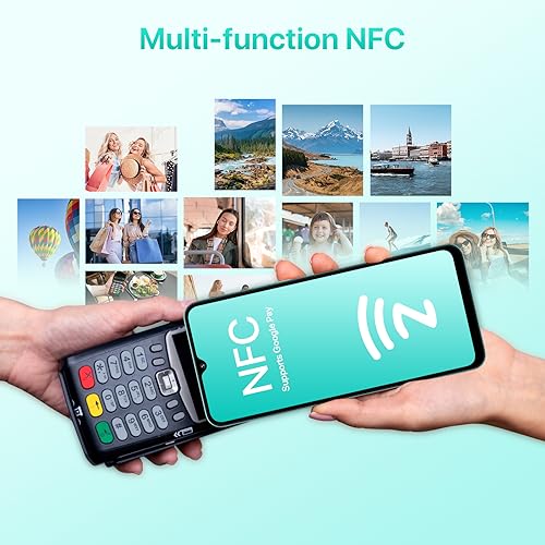 UMIDIGI A15C (8+8GB RAM+128GB ROM) Android 13 NFC Unlocked Cell Phone,48MP Ultra-Clear AI Camera Mobile Phone,5000mAh Battery Smartphone,6.7" HD Full View Display Dual Unlock Phone-Pearl White…