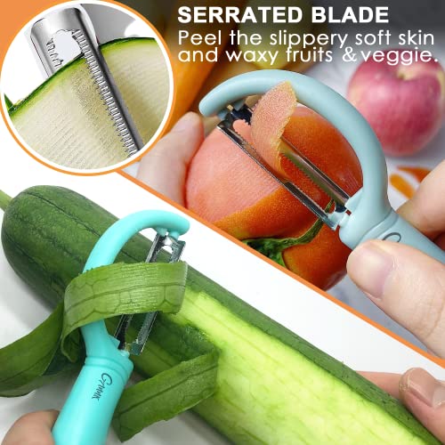 Vegetable Potato Peelers for Kitchen, Y Peeler for Apple Fruit Carrot Zucchini Cucumber Potatoes, Good Grip Veggie Peeler Makes Peeling Very Easy