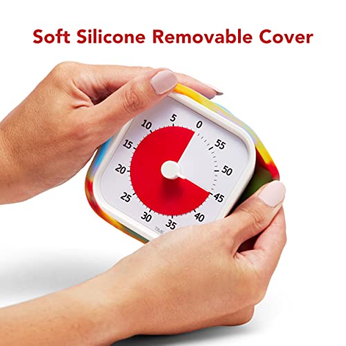 Time Timer MOD Tie Dye — Special Edition — Visual Timer for Kids Classroom Learning, Elementary Teachers Desk Clock, Homeschool Study Tool and Office Meetings with Silent Operation (Tie Dye)