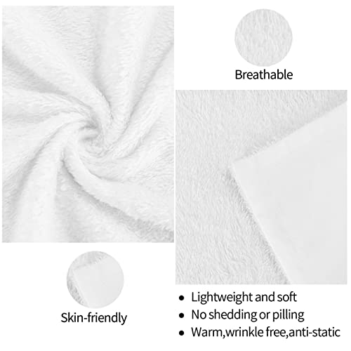 Plush Air Conditioning Throw Blanket, Camping Ultra-Soft Cozy Plush Blankets for Bed Couch Chair Office Living Room 50"x40".