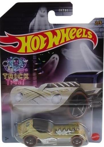 Hot Wheels 2022 Halloween Complete Set of 5 Diecast Vehicles from DXT91-956E Release Bundle