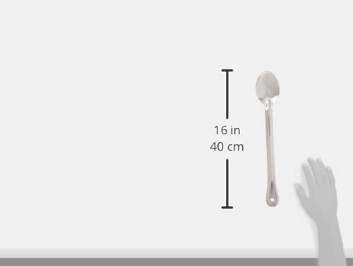 Winco BSOT-15 Solid Stainless Steel Basting Spoon, 15-Inch