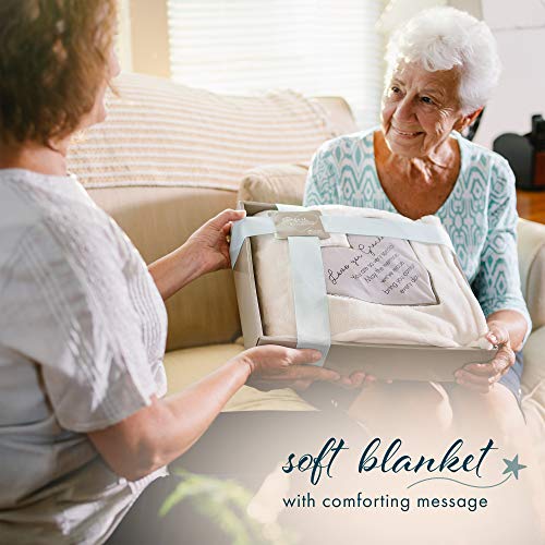 Pavilion Gift Company 19503 Comfort Blanket - Love You Grandma Thick Warm 320 GSM Royal Plush Throw Blanket