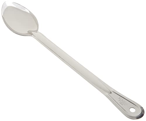 Winco BSOT-15 Solid Stainless Steel Basting Spoon, 15-Inch
