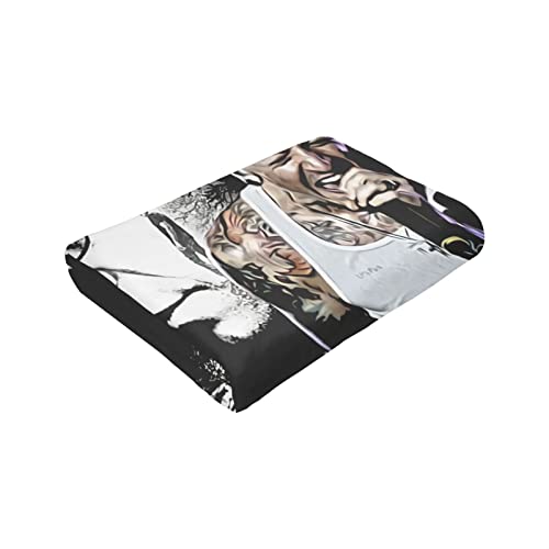 Chester Bennington Blanket Flannel Super Soft Fleece Lightweight Throw Blanket for Bed Couch Sofa Bedroom Warm Blanket 60"X50"