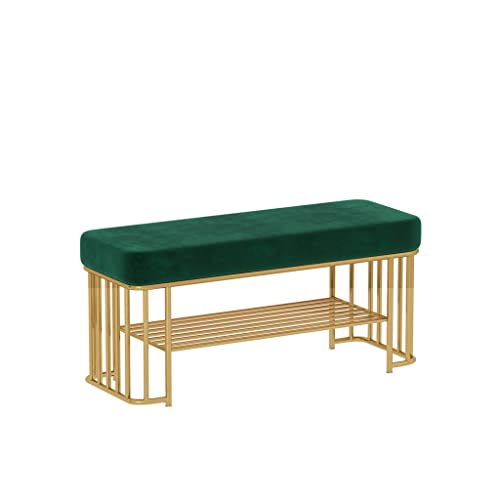 JYDQM Change Shoe Stool Home Door Can Sit-Type Shoe Rack Long Strip Wear Shoe Stool Cloakroom Shoe Cabinet (Color : D, Size : 80 * 45 * 35cm)