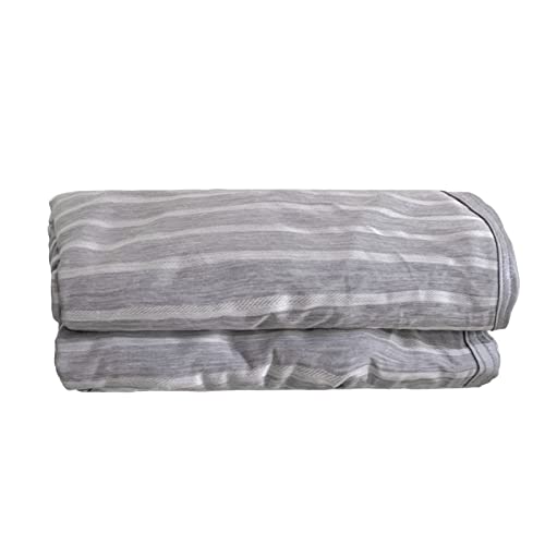 INGEROOM Cooling Blanket for Night Sweats Decorative - Stay Cool and Comfortable All Night Long, Cooling Blankets for Hot Sleepers,Lightweight Sofa Throw Blanket Grey Queen(90''x90'')
