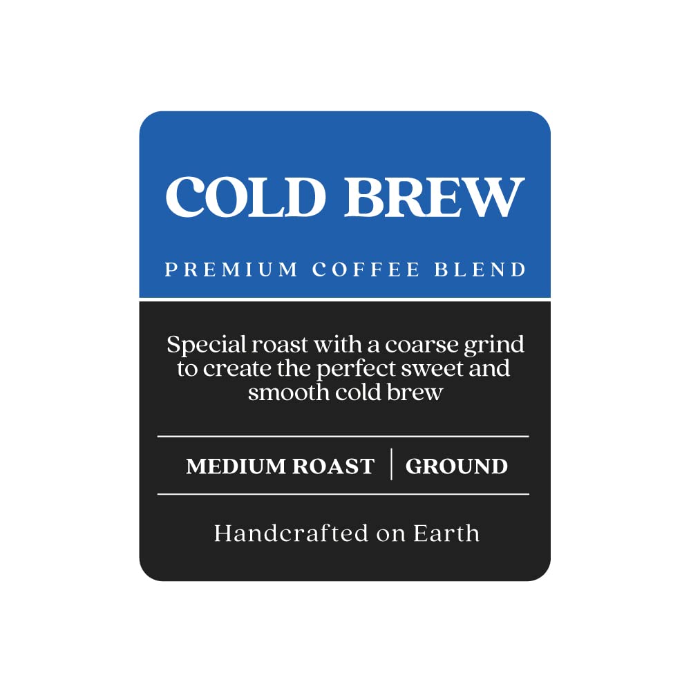Copper Moon Ground Coffee, Medium Roast, Cold Brew Special Blend, 32 Oz