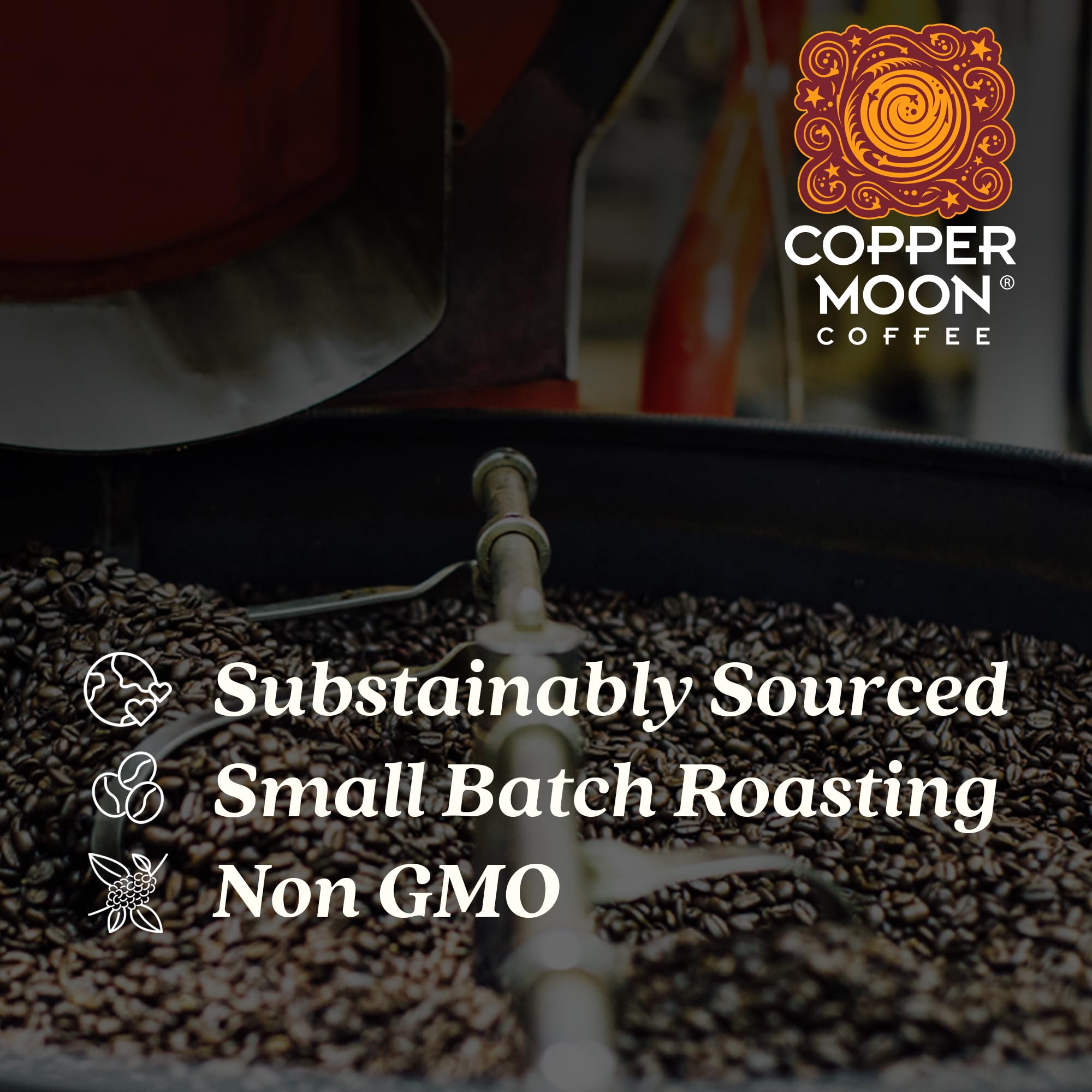 Copper Moon Ground Coffee, Medium Roast, Cold Brew Special Blend, 32 Oz