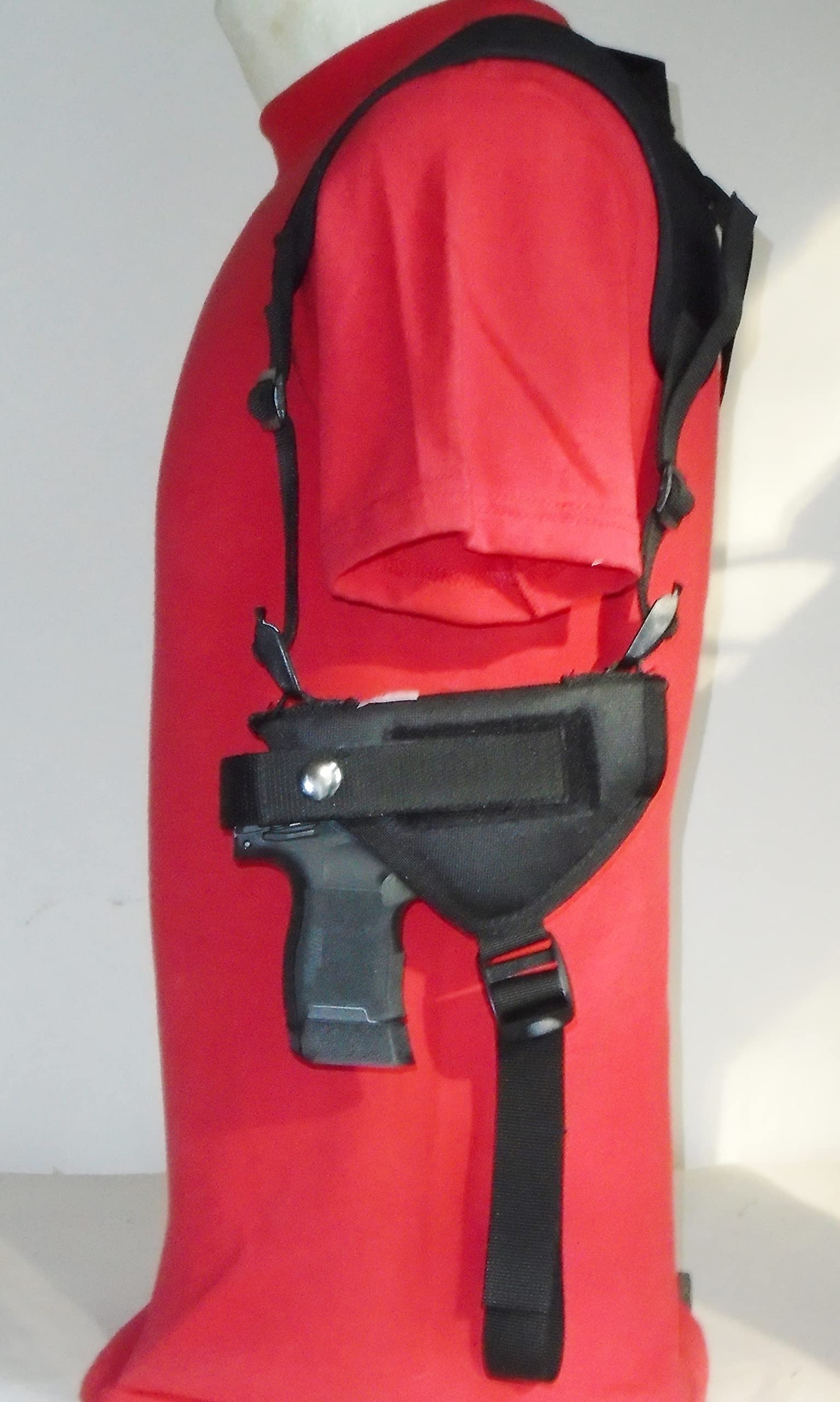 Federal Holsterworks Shoulder Holster for Sig Sauer P365 & P365 SAS Right-Handed, Horizontal Carry for Use Without Laser or Optics Black sdwvp365