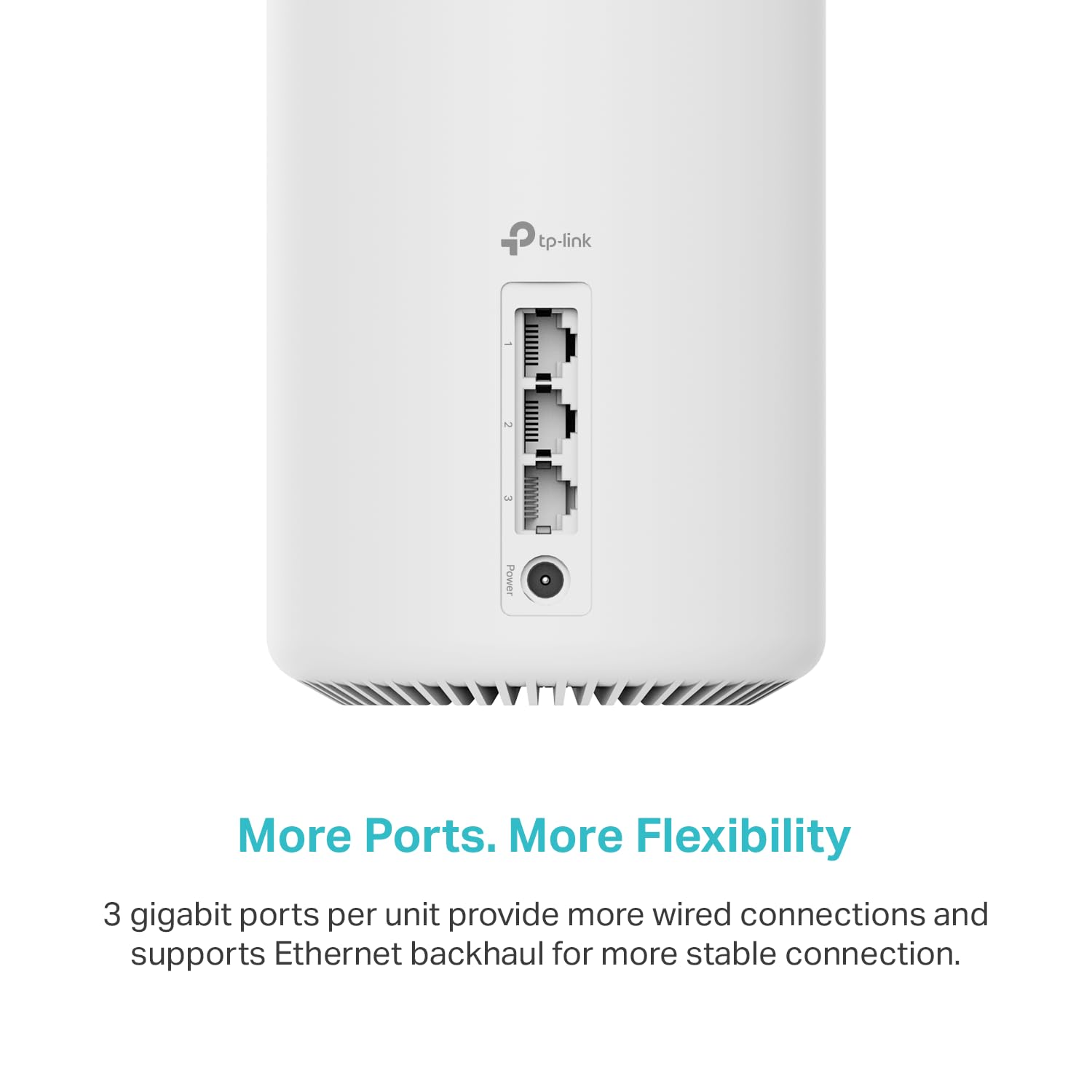 TP-Link Deco AXE5400 Tri-Band WiFi 6E Mesh System - Wi-Fi up to 7200 Sq.Ft, Engadget Rated Best Mesh For Most People, Replaces WiFi Router and Extender, AI-Driven Mesh New 6GHz Band, 3-Pack(Deco XE75)