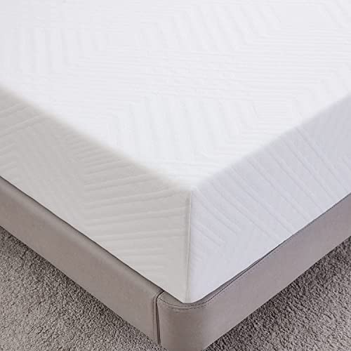wOod-it Queen Mattress, 10 inch Queen Size Gel Memory Foam Mattress for a Cool Sleep & Pressure Relief, Medium Firm, Bed in a Box