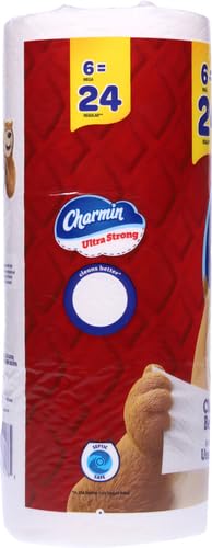 Charmin Ultra Strong Toilet Paper, 6 Mega Rolls = 24 Regular Rolls