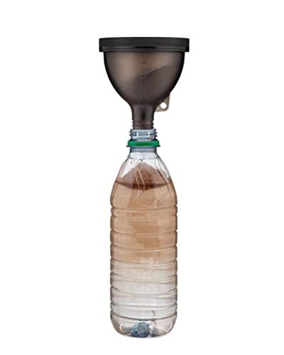 ProStand [6 Pack] - Funnels w/Stand for Filling Water Bottles with Protein Powder, Supplement Container Set to Go or Kitchen Use, Keychain for Shaker Cup