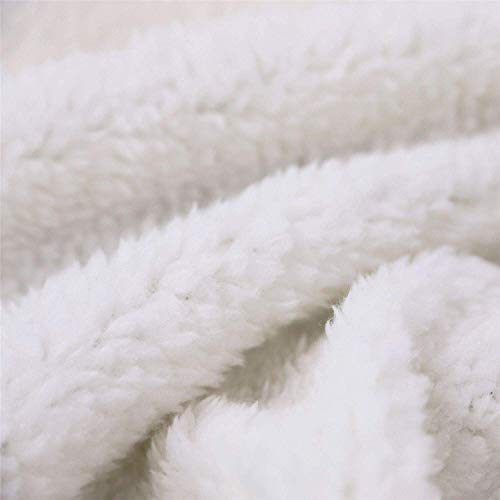 BlessLiving Grey Great Dane Throw Soft Blanket Sherpa Fleece Lined Blanket Pet and Dog Lovers Home Throw Blankets (Twin, 60 x 80 Inches)