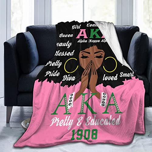 Ultra Soft Micro Throw Blanket,Flannel Blanket Sorority Gifts for Women,Lightweight Throw Blanket for Couch/Sofa/Bed