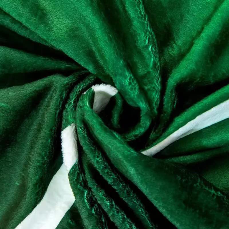 Large Leaf Blanket Green Plant Throw Blankets Soft Fuzzy Leaf Shaped Flannel Throw Decorative Blanket for Plant Lovers Bed Couch Sofa Car