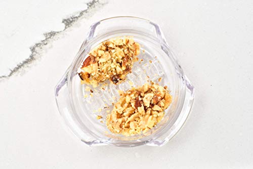 Nextrend Garlic Twister 4th Gen - Ginger, Herb, Nuts, Garlic - Handheld Kitchen Mincer, Easy to Clean! (Clear)