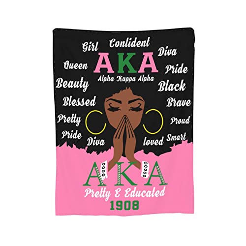 Ultra Soft Micro Throw Blanket,Flannel Blanket Sorority Gifts for Women,Lightweight Throw Blanket for Couch/Sofa/Bed