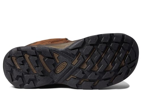 KEEN Women's Circadia Low Height Comfortable Waterproof Hiking Shoes, Syrup/North Atlantic, 10 Wide
