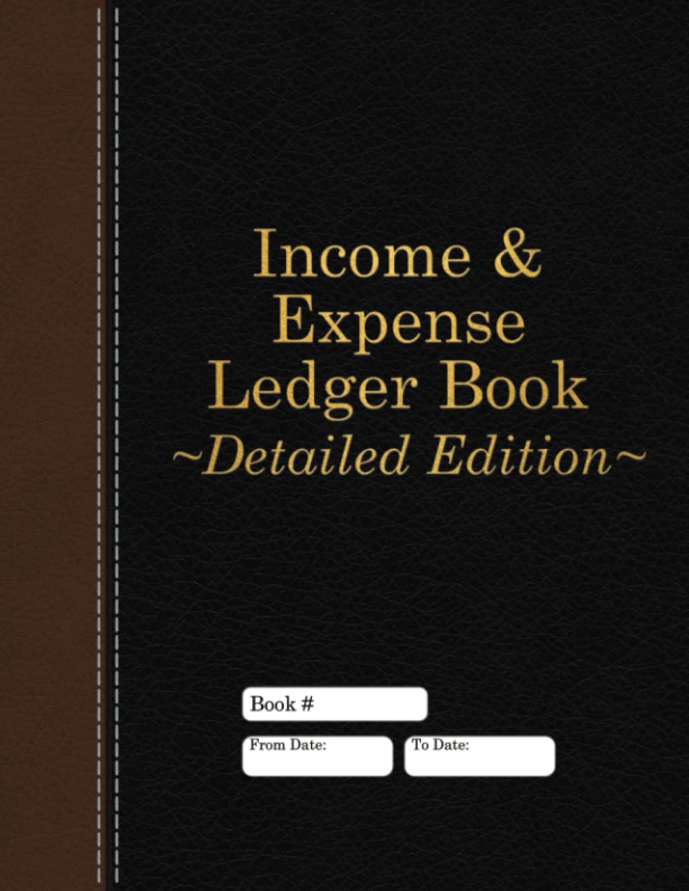 Income & Expense Ledger Book - Detailed Edition: Detailed Daily Accounting & Bookkeeping Ledger. Perfect for Small Business or Personal Finance Debit ... Tracking Organizer. 115 pages - 8.5ā X 11ā
