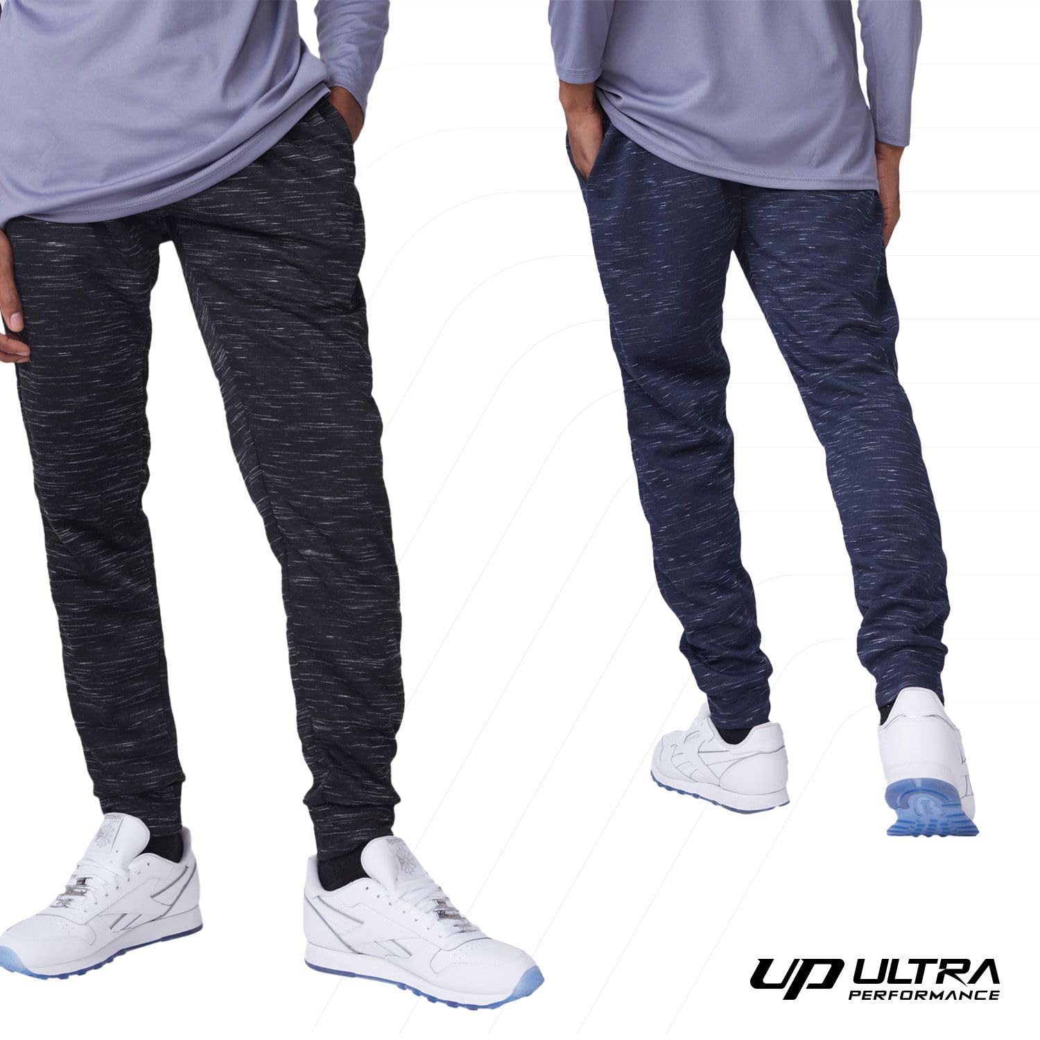 Ultra Performance 3 Pack Mens Joggers Mens Athletic Sweatpants with Pockets for Men, Small - 3X