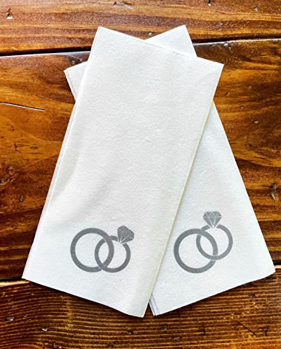 FirePrime Disposable Dinner Napkins, Guest Towels - Linen-Feel, Cloth-Like, Paper Hand Napkins, Soft, Absorbent, Thick Towels for Kitchen, Bathroom, Parties, Holidays, Dinners or Events (Wedding)