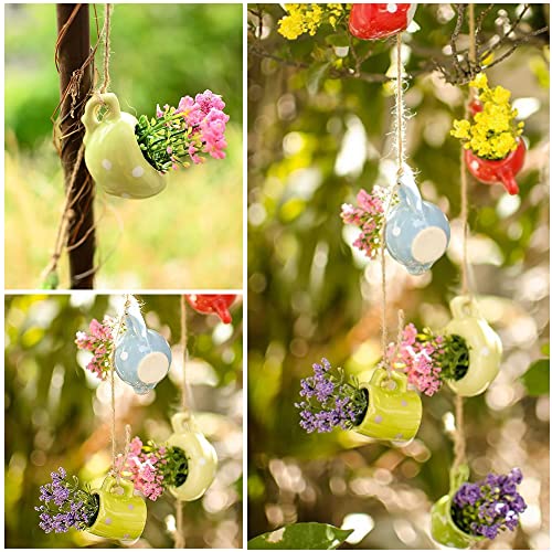 Cute Plant Fridge Magnets Funny Mini Plant Magnets for Fridge, Simulation Ceramic Flower Vase 3D Refrigerator Magnet Set 6 Pack,Decoration for Kitchen,House,Office,Whiteboard