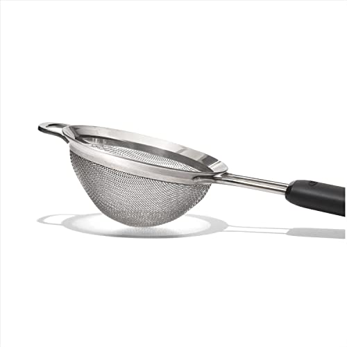 OXO Good Grips 3-Inch Mini Strainer, Multicolor, Black