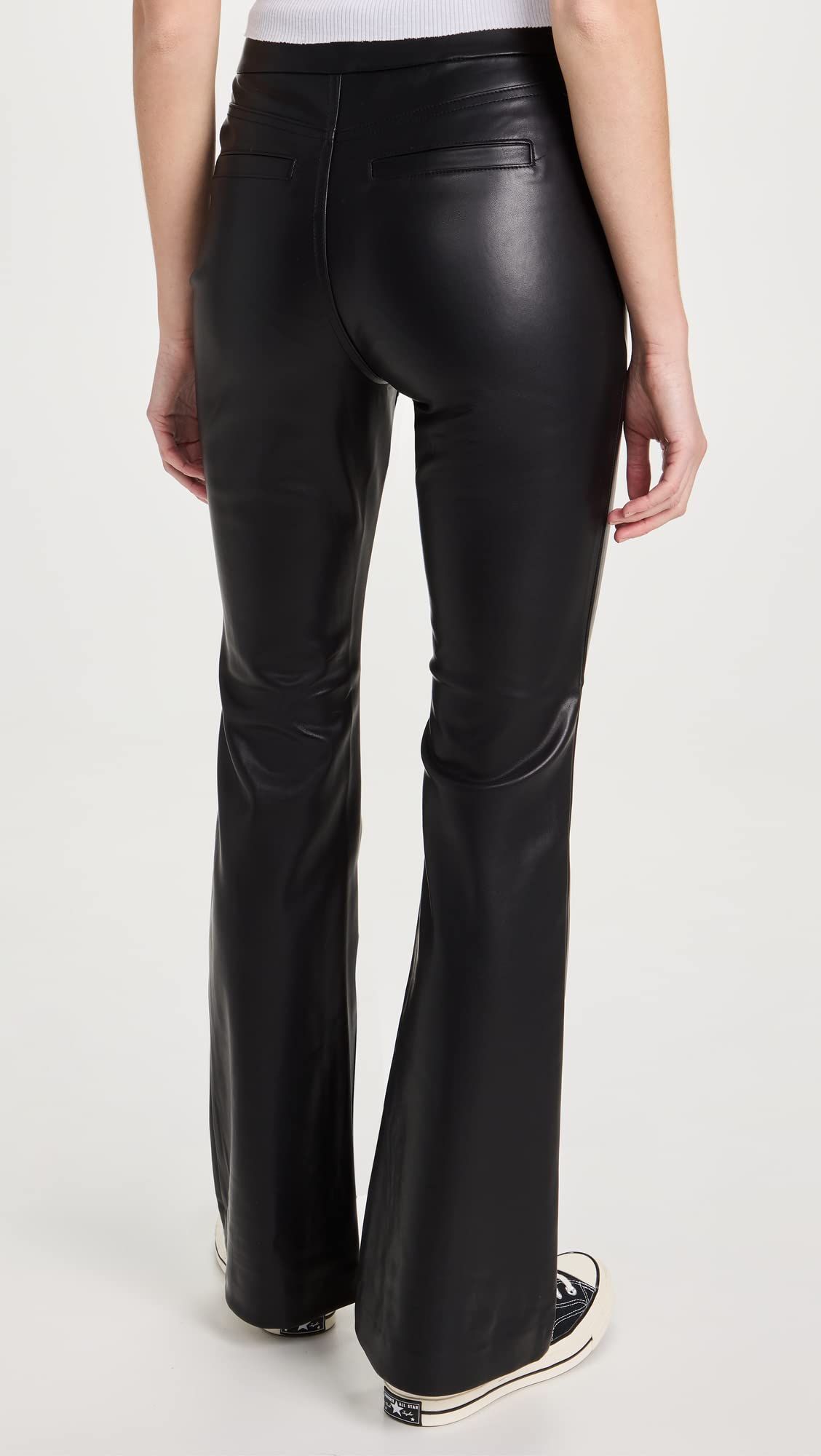 [BLANKNYC] Womens Vegan Leather High Rise Pants, Stand Out, 31-32 US