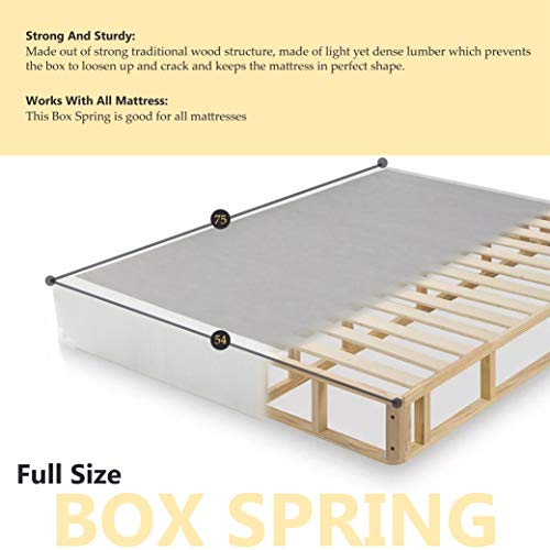 Nutan 12" Full Size Mattress and Box Spring - Euro Top Firm Foam Encased/Orthopedic Support for A Restful Night, No Assembly Required 53x74