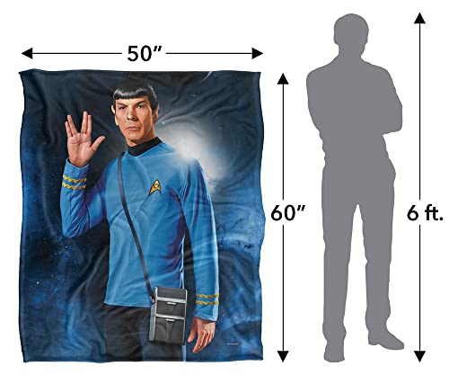 Star Trek Spock Officially Licensed Silky Touch Super Soft Throw Blanket 50" x 60"
