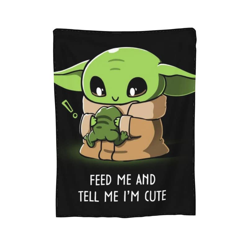 Bed Throws Blanket Ultra-Soft Micro Fleece Blanket Throw All Seasons for Kids Adults Warm Throw Blanket for Nap (50in×40in)