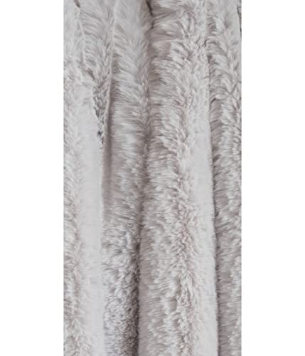 Bokser Home 50 X 70 Plush Faux Fur Throw Stone One Size