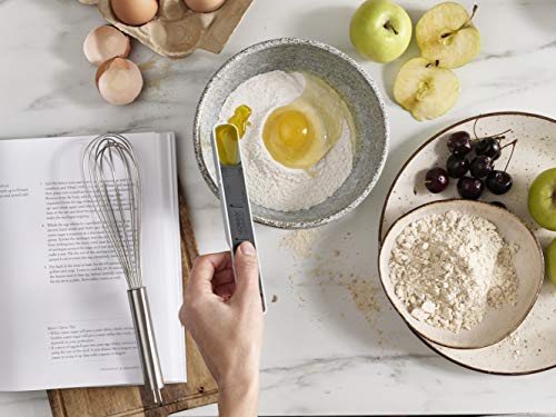 Joseph Joseph 40105 Measure-Up Adjustable Measuring Spoon, Measures from 1 ml to 15 ml and from 1/4 tsp to 1 tbsp, Blue