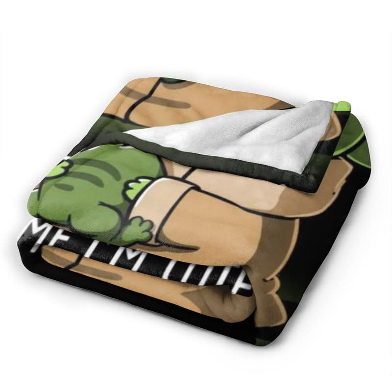 Bed Throws Blanket Ultra-Soft Micro Fleece Blanket Throw All Seasons for Kids Adults Warm Throw Blanket for Nap (50in×40in)