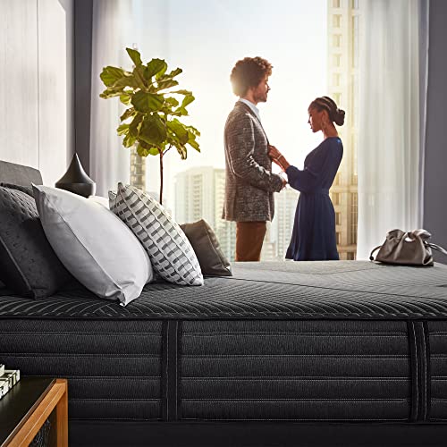 Beautyrest Black Hybrid LX-Class 13.5” Plush King Mattress, Cooling Technology, Supportive, CertiPUR-US, 100-Night Sleep Trial, 10-Year Limited Warranty