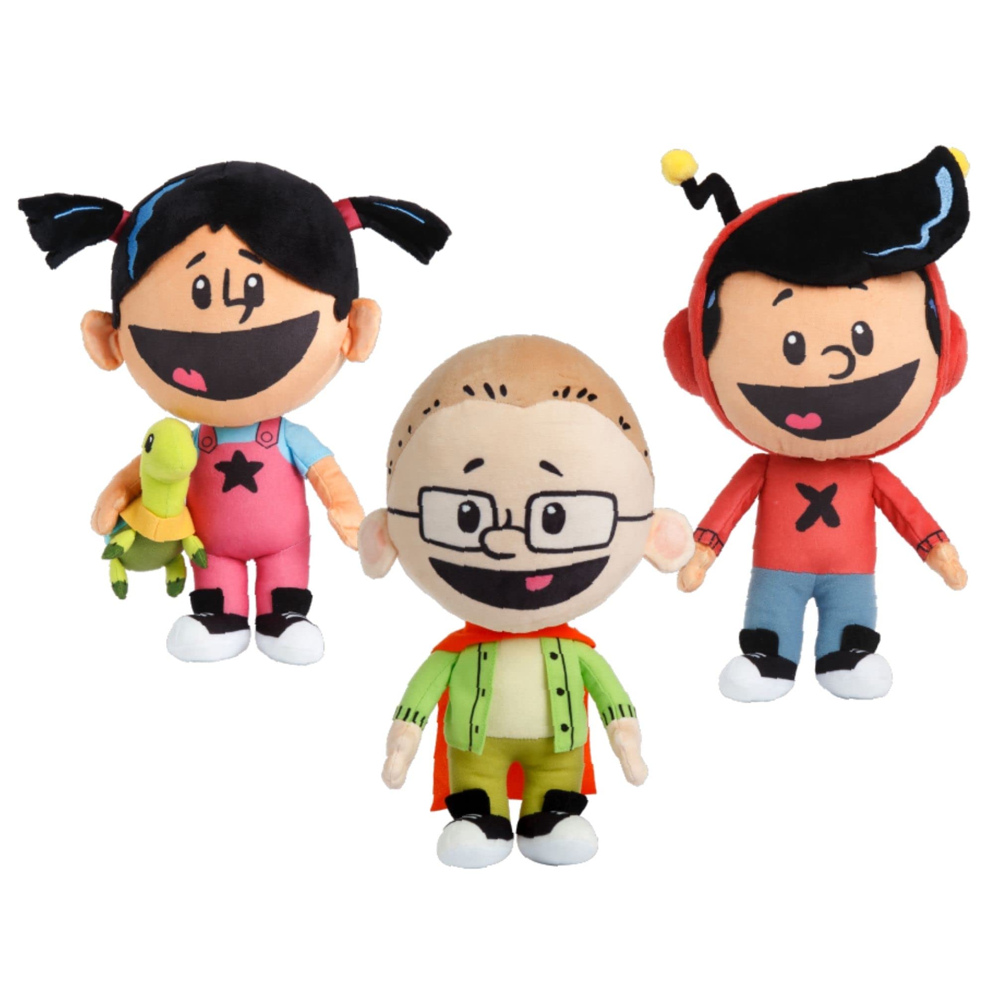 Mighty Mojo Xavier Riddle and The Secret Museum - Brad Scott Meltzer Plush Doll Toy - 12 Inches Tall - Super Soft Cuddly Plush Doll - PBS Show - Gift for Kids & Birthday Parties