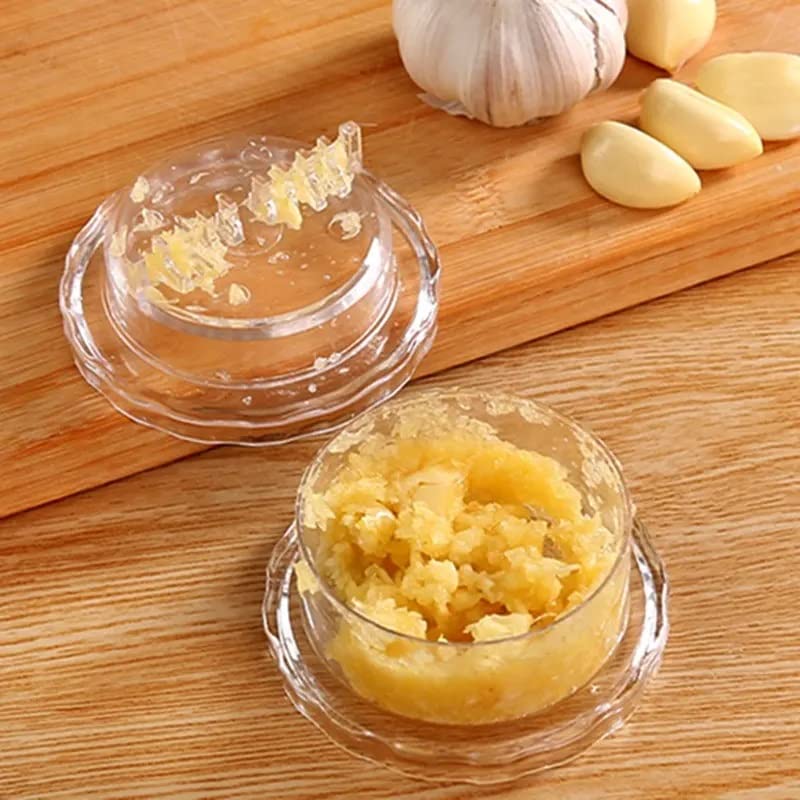 WAZAMA Garlic Mincer 4th Gen - Multifunctional grinder, mincer and chopper for Garlic, Green Chili, Herbs, Nuts and Ginger, Easy to clean.