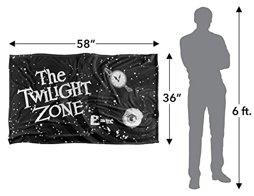 Trevco Twilight Zone Another Dimension Silky Touch Super Soft Throw Blanket 36" x 58"