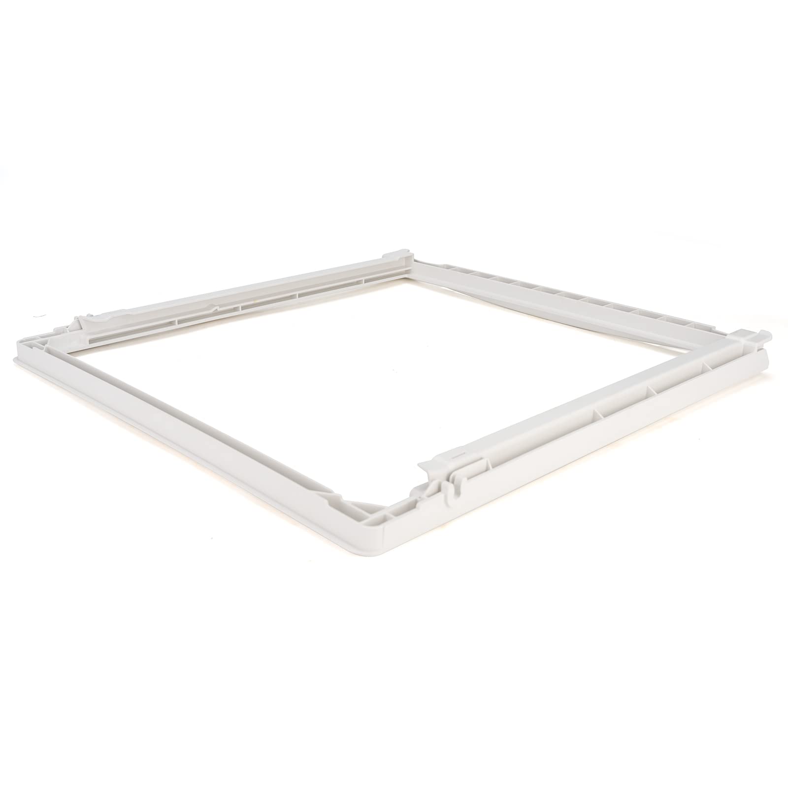 New Updated 241969501 Crisper Pan Cover,Shelf Frame without Glass Refrigerator For Frigidaire Refrigerator 17-3/8" x 18-3/8" Replace# AP4433007,1512992,PS2363832