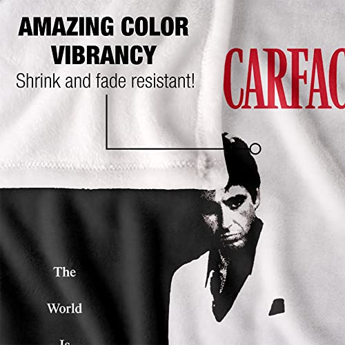 Trevco Scarface Poster Silky Touch Super Soft Throw Blanket 36" x 58"