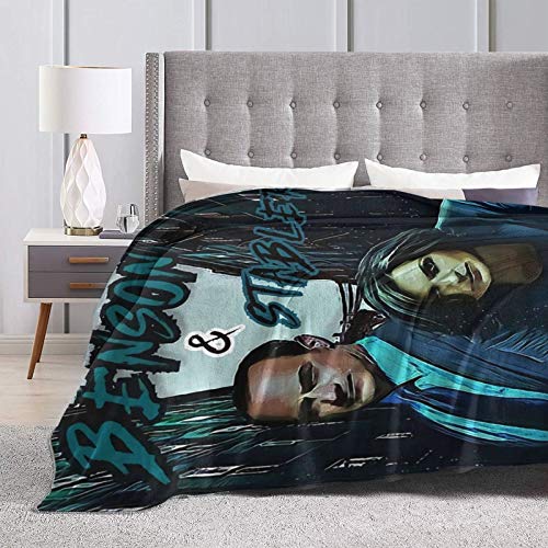 Needlove Benson & Stabler Law and Order SVU Throw Blanket Suitable Ultra Soft Weighted Bedding Fleece Blanket for Sofa Bed Office 60"x50" Travel Multi-Size for Adult