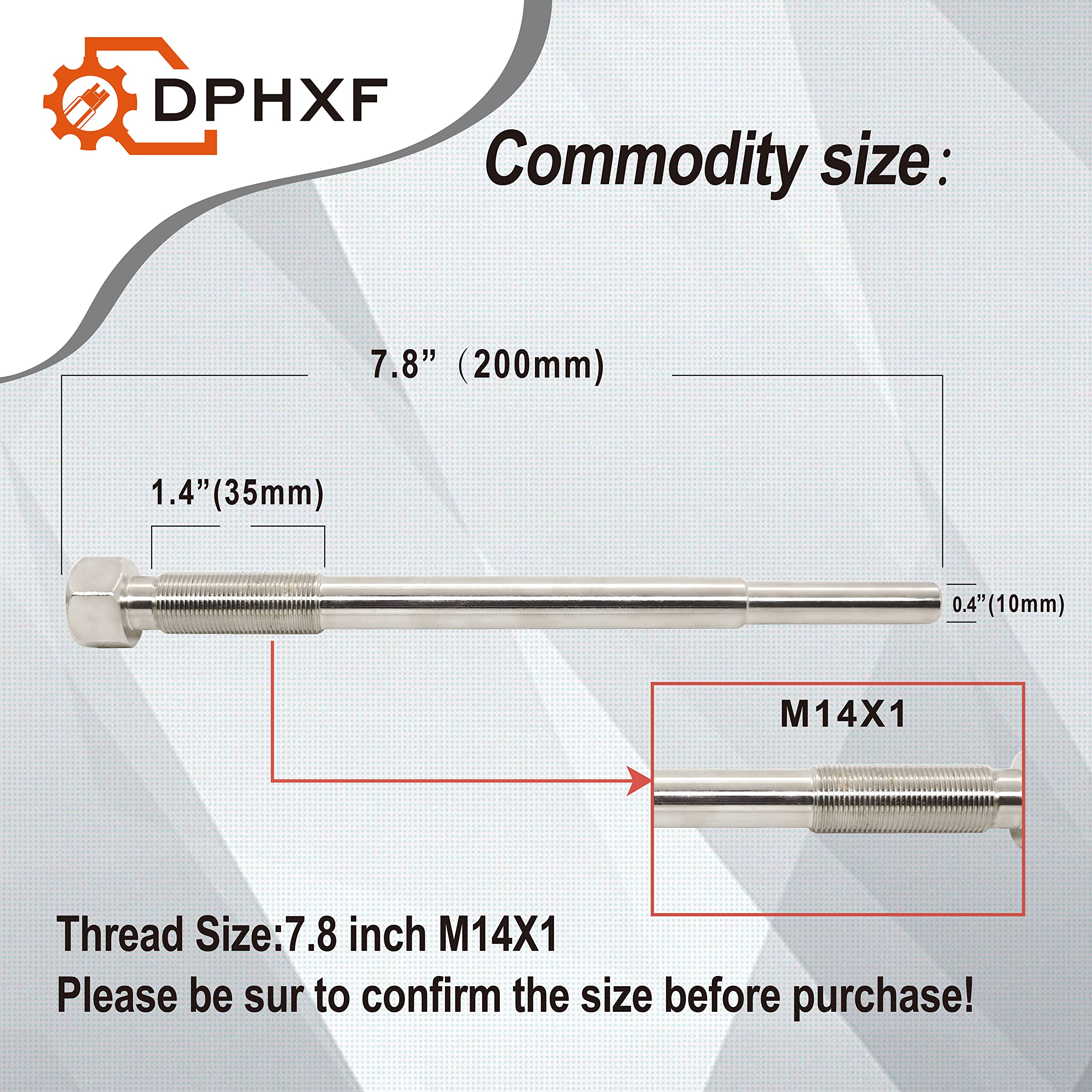 DPHXF Primary Drive Clutch Puller Remover Tool Compatible with Yamaha G1A,G1E,G11A,G14A,G14E,G16E,G21A,G22A and More Replaces 90890-01876-00