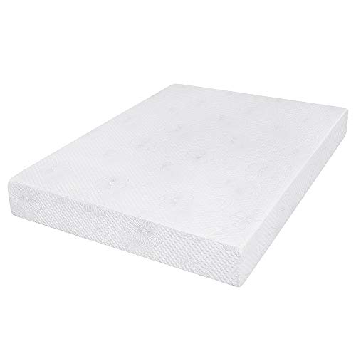 Olee Sleep 8 in Solar Memory Foam Mattress Queen 08FM01Q White