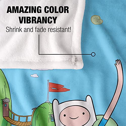 Adventure Time Best Bros Silky Touch Super Soft Throw Blanket 36" x 58"