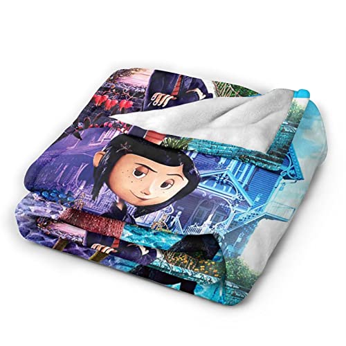 Suping Horror Blanket Ultra-Soft Micro Fleece Blanket Throw All Season Fuzzy Lightweight Throw Blankets for Office Company Home Couch Bed Sofa 50inchX40inch, Black-1