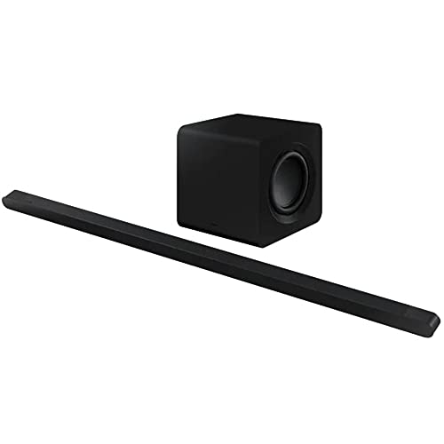 SAMSUNG HW-S800B 3.2.1ch Soundbar with Wireless Dolby Atmos DTS:X, Black (2022) HW-S800B/ZA Bundle with Sony RF400 Wireless Home Theater Headphones and 2 Deco Gear HDMI Cables